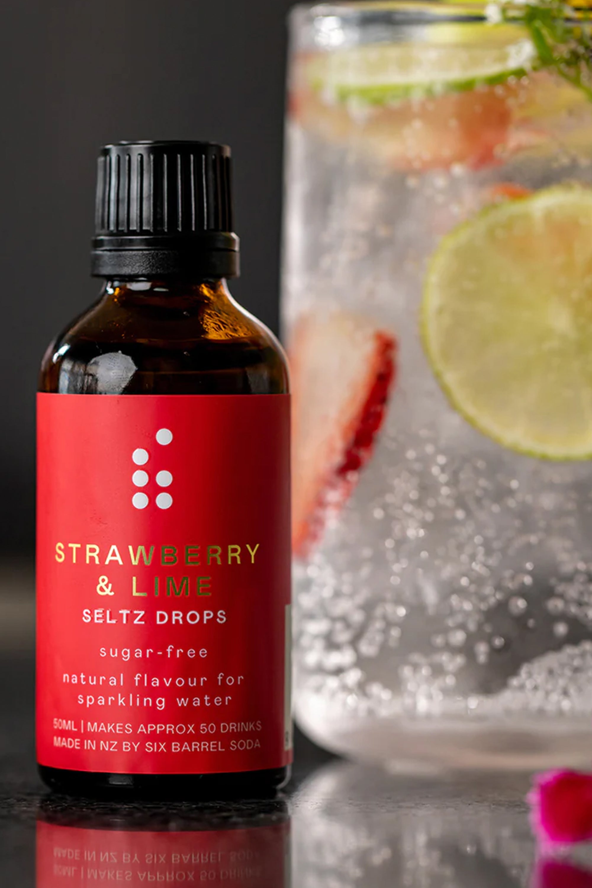 Shop Six Barrel Soda Seltz Drops (Strawberry & Lime) | Six Barrel Soda ...